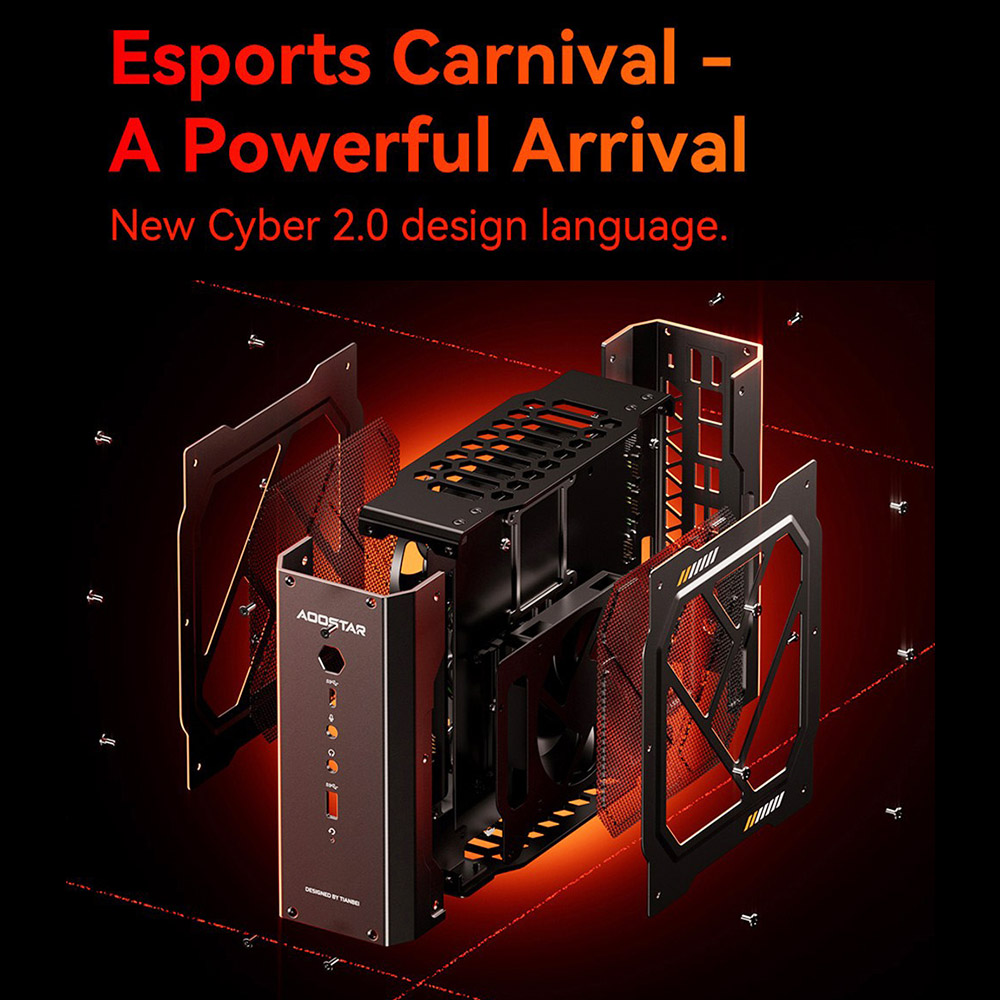 AOOSTAR GODX Gaming Mini PC with Discrete GPU 32GB+1TB EU Plug