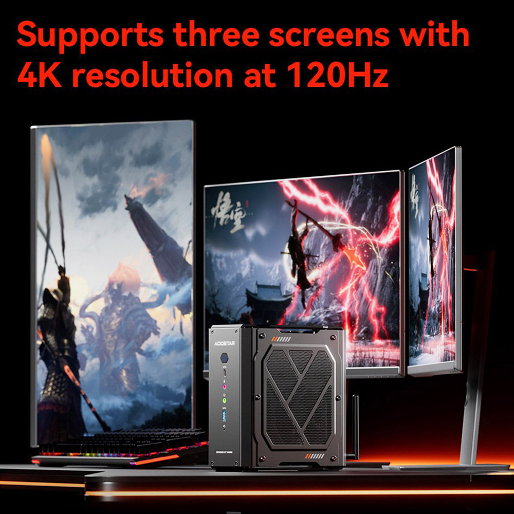 AOOSTAR GODX Gaming Mini PC with Discrete GPU 32GB+1TB EU Plug