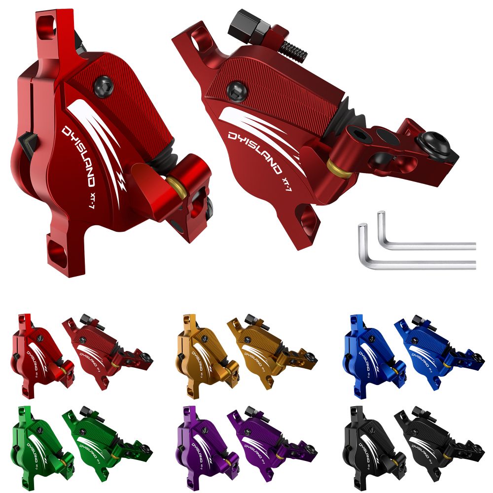 DYISLAND XT-7 Hydraulic Disc Brakes Calipers Red | United States