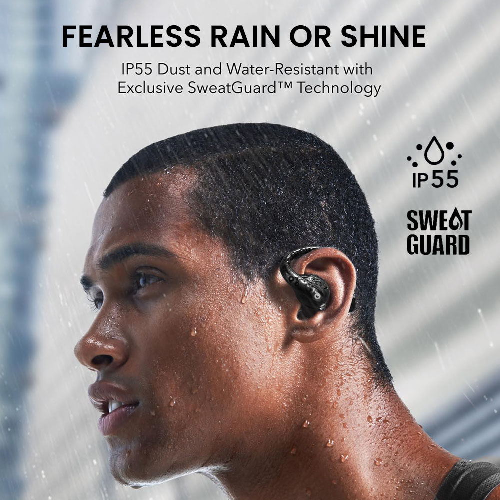 Anker Soundcore AeroFit Pro Open-ear Earbuds Black