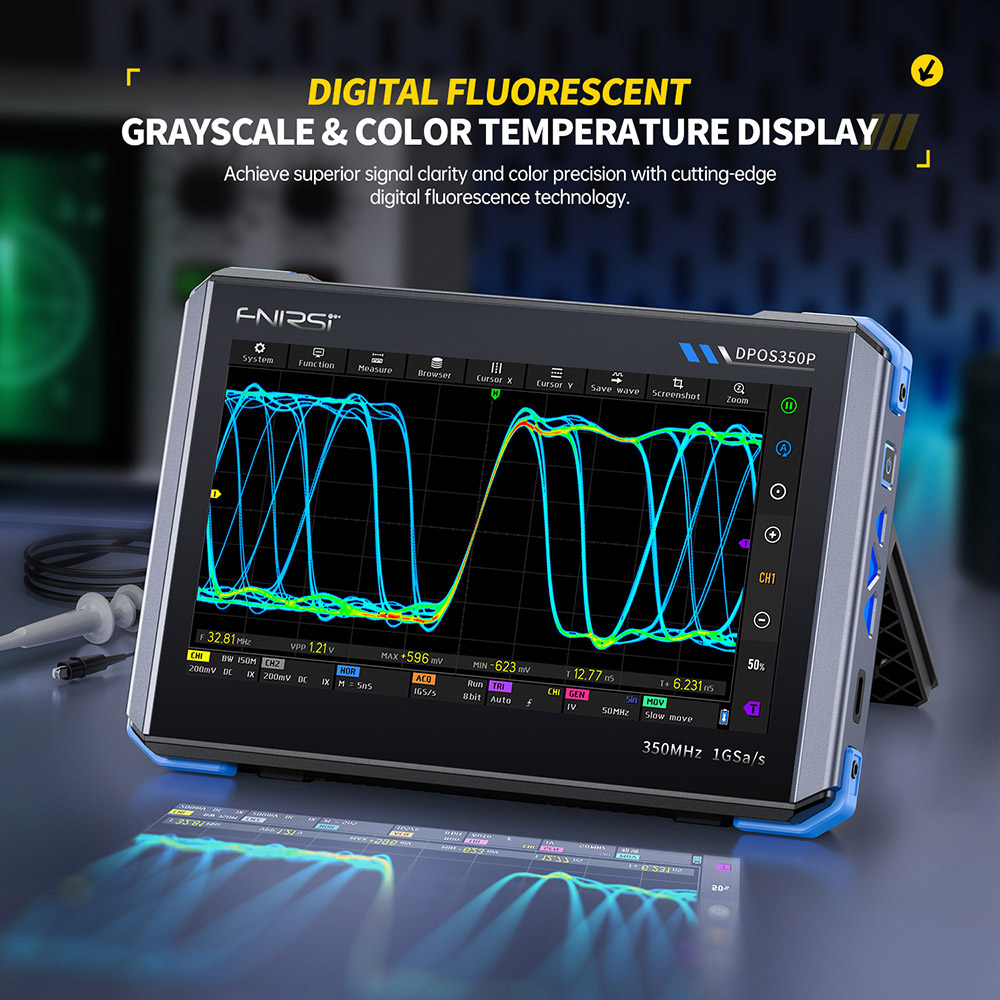 FNIRSI DPOS350P 4-IN-1 Tablet Oscilloscope US Plug