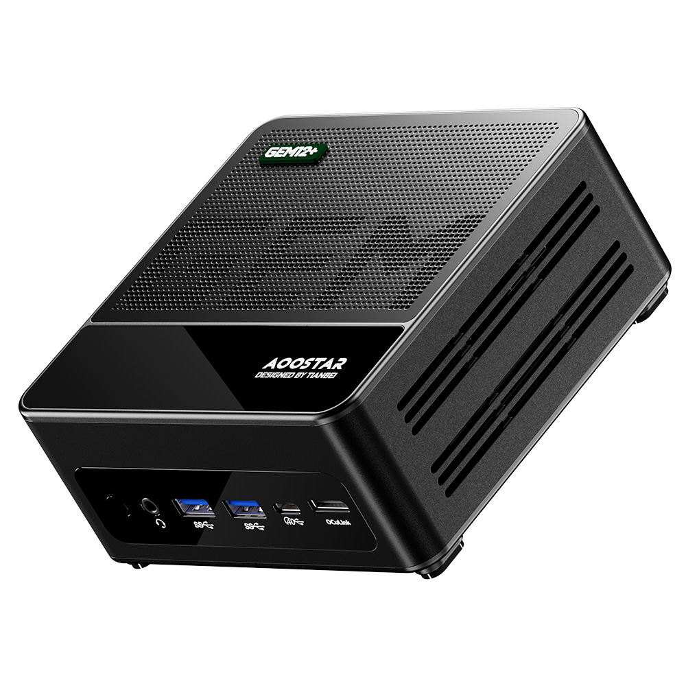 AOOSTAR GEM12+ Mini PC AMD Ryzen 7 Pro 8845HS 32GB+1TB EU Plug