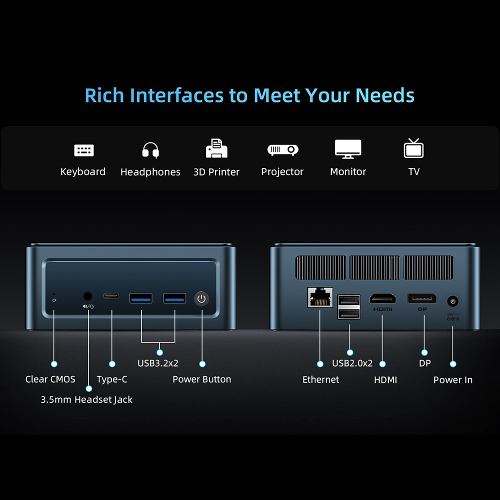 BMAX B9 Plus Mini PC 24GB+512GB