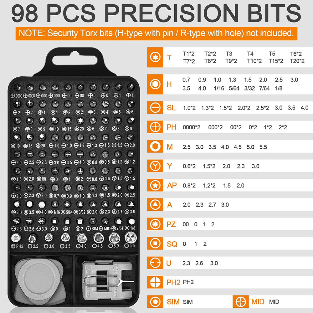 115 in 1 Precision Screwdriver Set