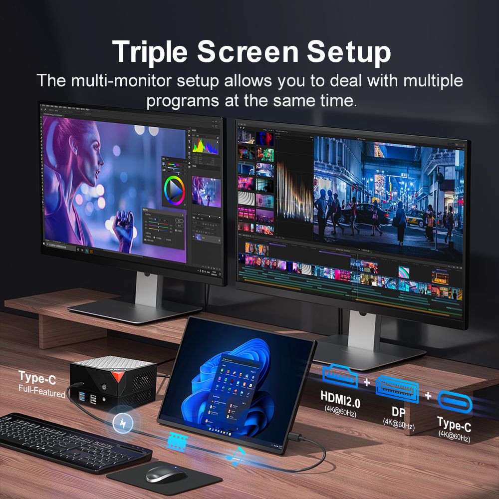 Ninkear MBOX 8 Pro Magnetic Modular Mini PC 32GB+1TB