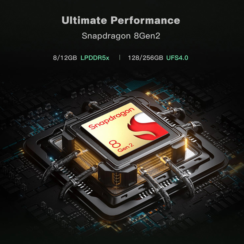 Odin2 Mini Handheld Game Console Black 12GB+256GB