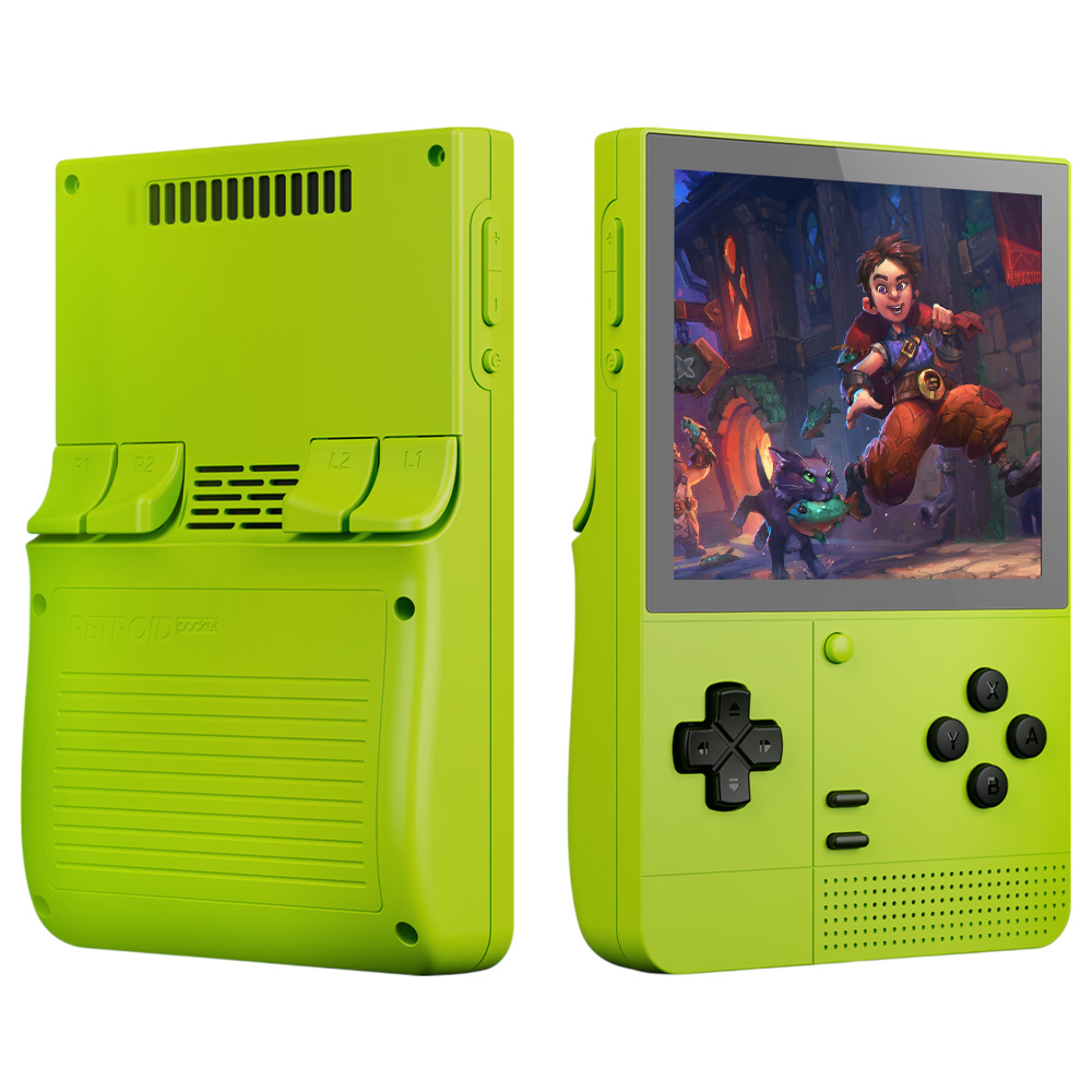 Retroid Pocket Classic Android 14 Game Console Green 6GB 128GB