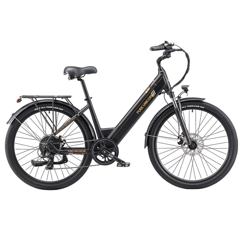 PURE UNICORN U2 Electric Bike 750W 48V 12.8Ah Black | Europe