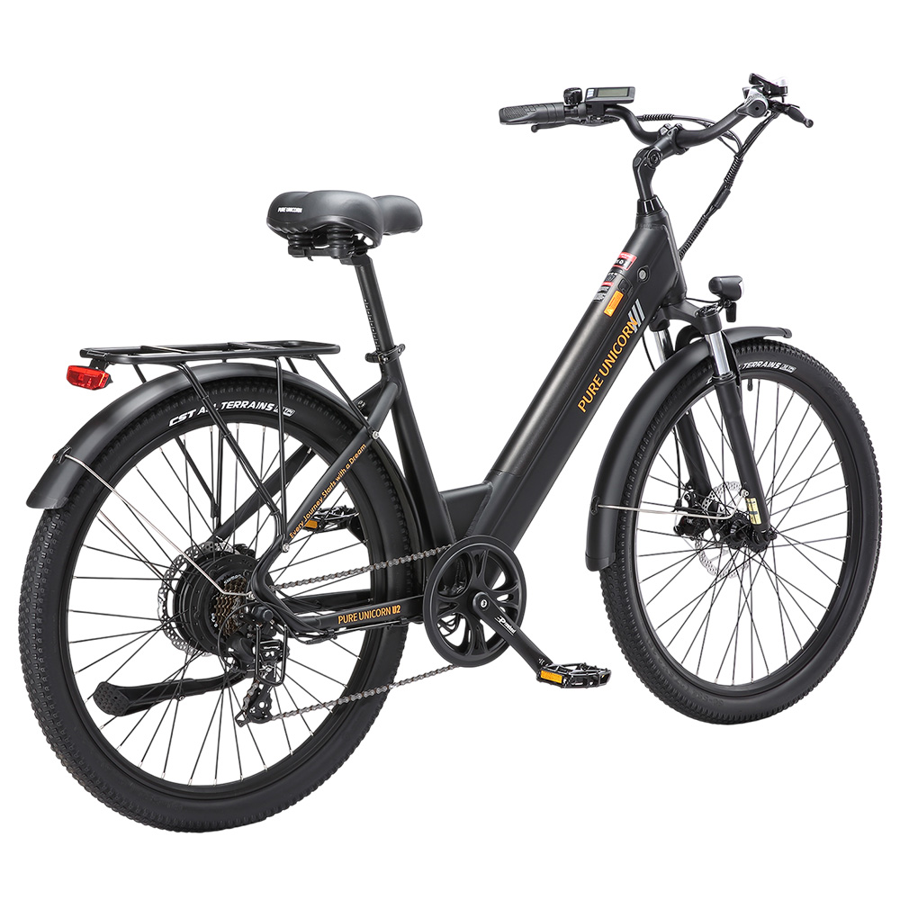 PURE UNICORN U2 Electric Bike 750W 48V 12.8Ah Black | Europe