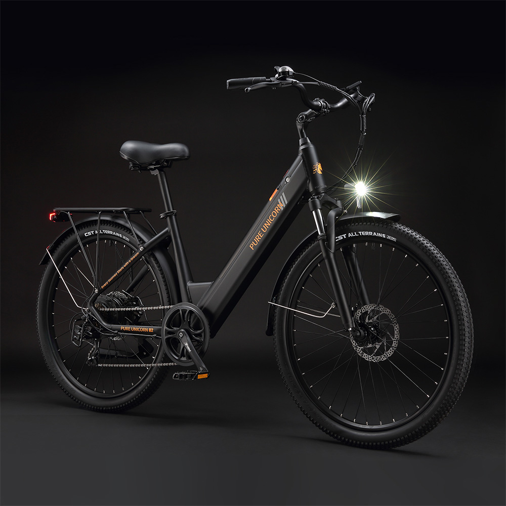 PURE UNICORN U2 Electric Bike 750W 48V 12.8Ah Black | Europe