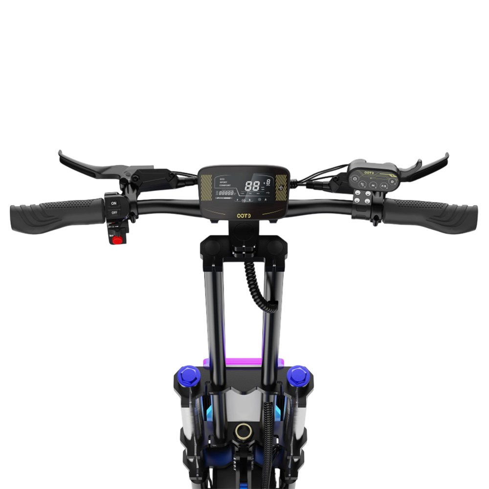 OOTD D99 Electric Scooter 13 Inch 60V 40Ah 85km/h 3000W*2 Motors