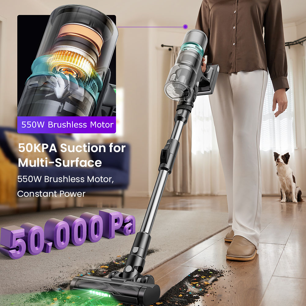 Proscenic P16 Cordless Stick Vacuum Cleaner Gray
