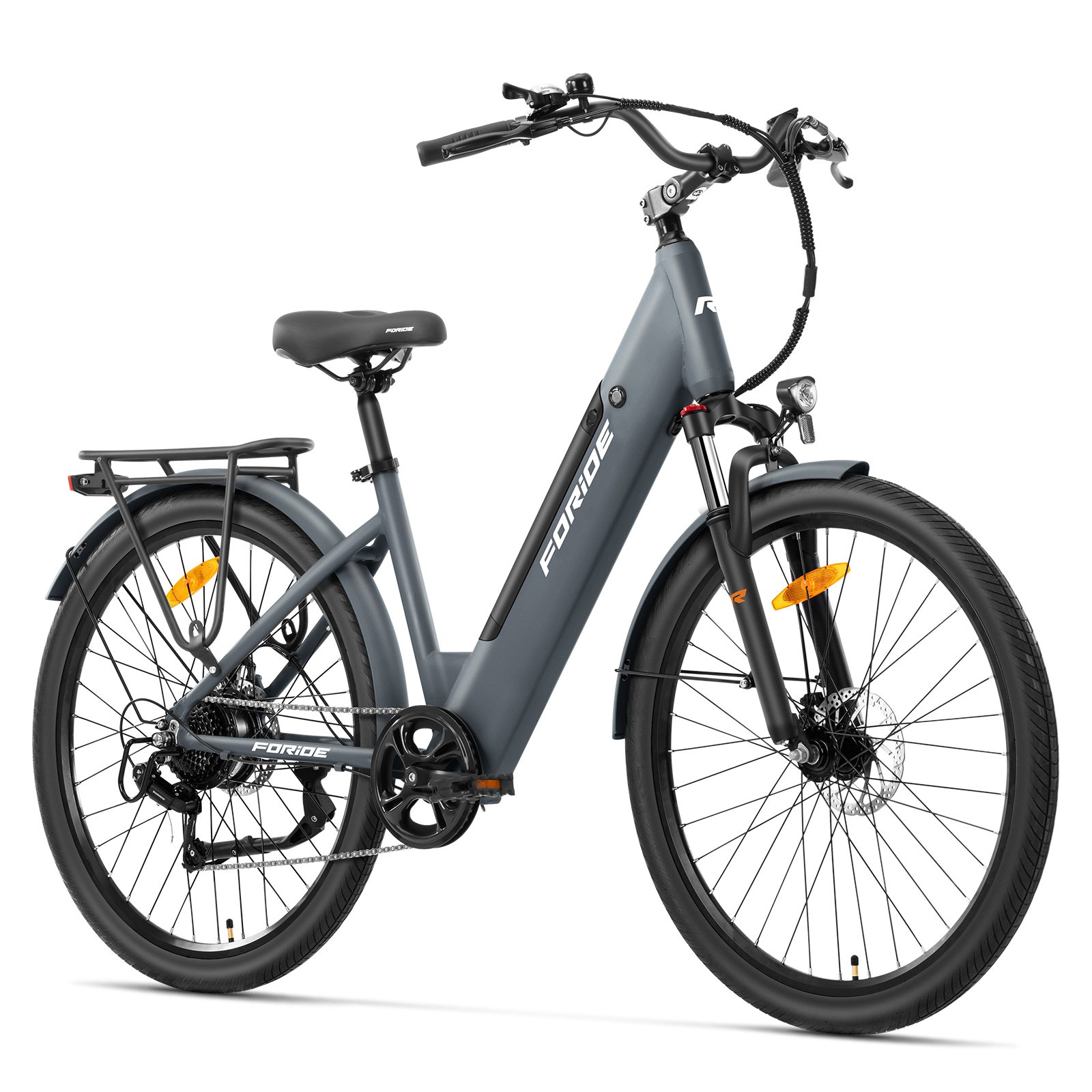 Foride Roamer 1 Step-thru Electric Bike 250W 36V 13Ah Grey | Europe