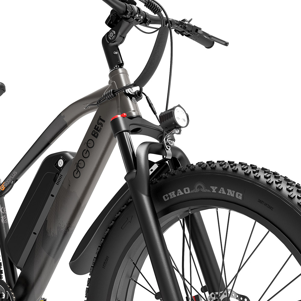 GOGOBEST GF600 Plus Electric Bike 1000W 48V 20Ah Black Grey