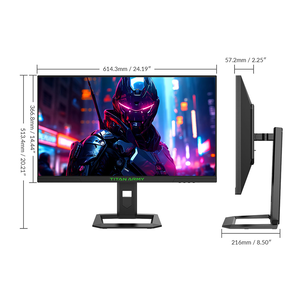 TITAN ARMY P2710S 16:9 Fast IPS QHD 240Hz Gaming Monitor | Poland