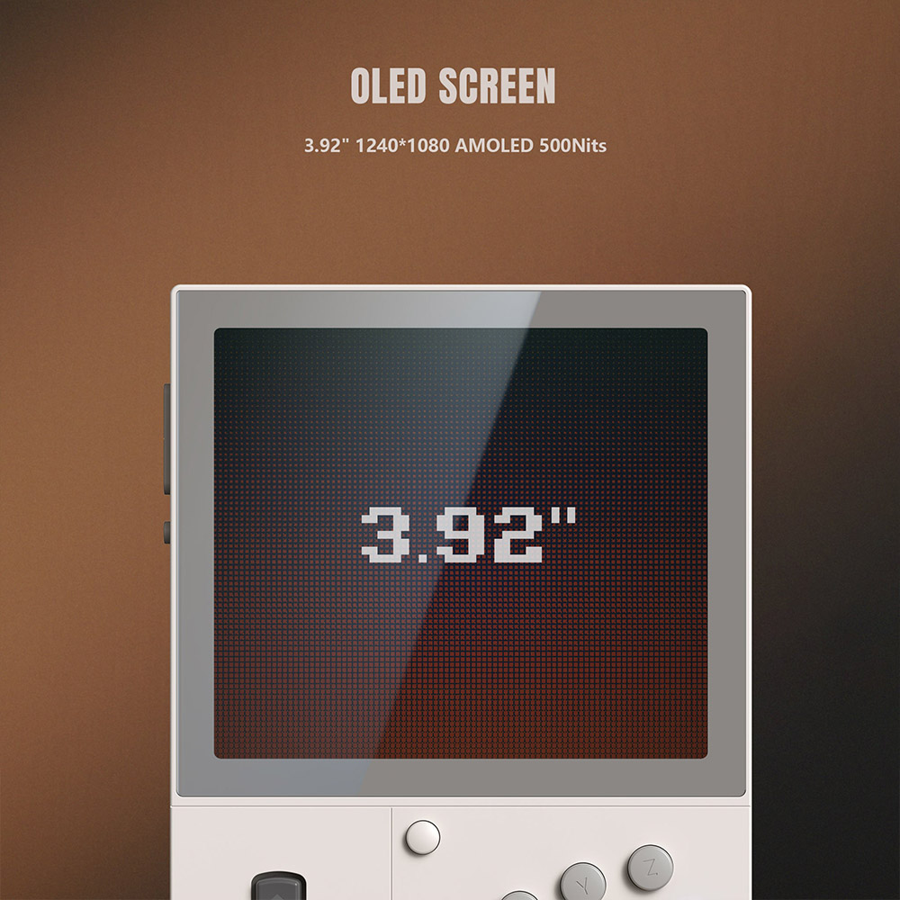 Retroid Pocket Classic Android 14 Game Console Retro Grey 6GB 128GB
