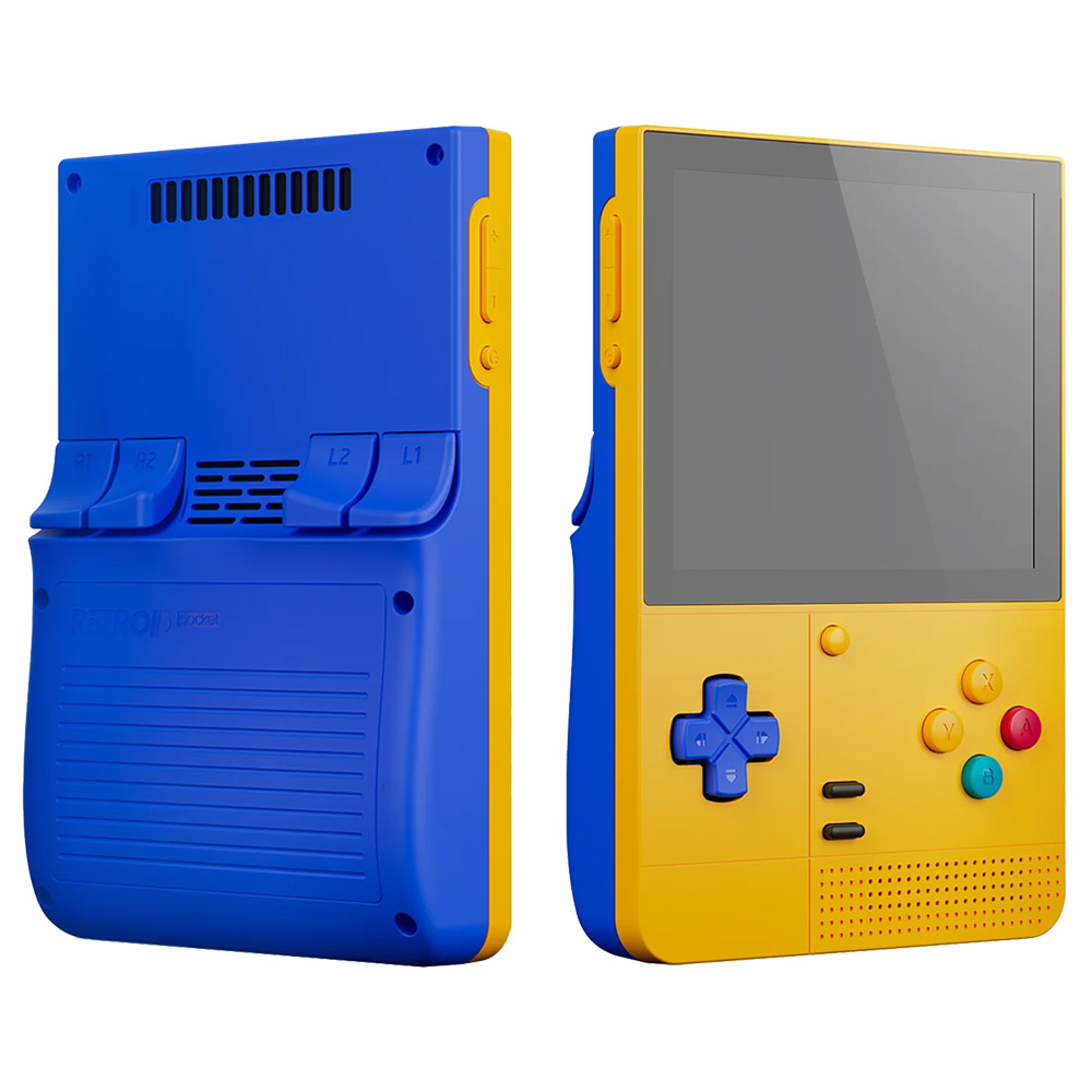 Retroid Pocket Classic Android 14 Game Console Yellow 6GB 128GB