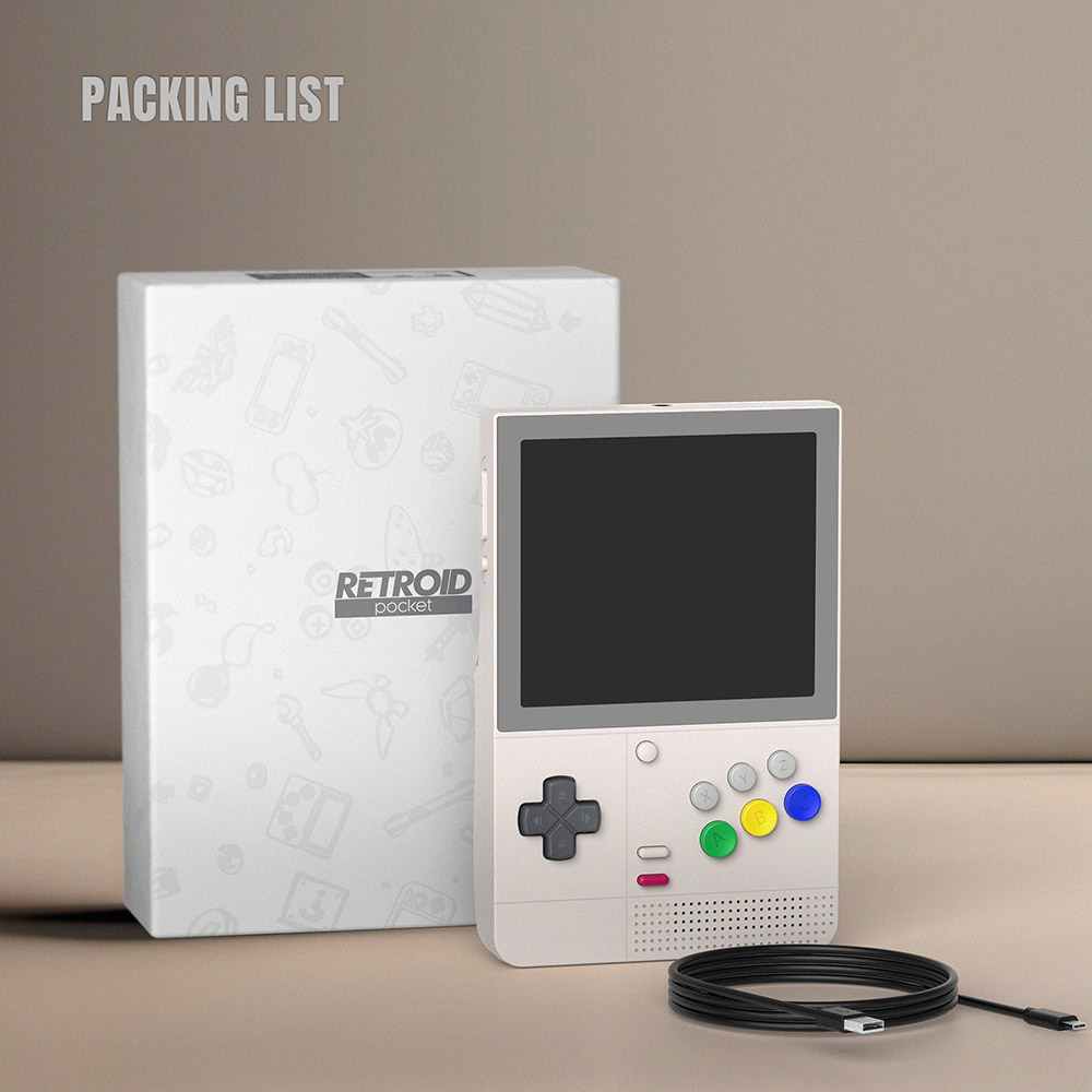Retroid Pocket Classic Android 14 Game Console Yellow 6GB 128GB