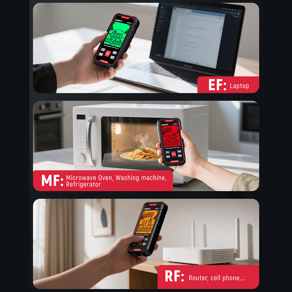 KAIWEETS KEMF-1 EMF Radiation Detector | United States