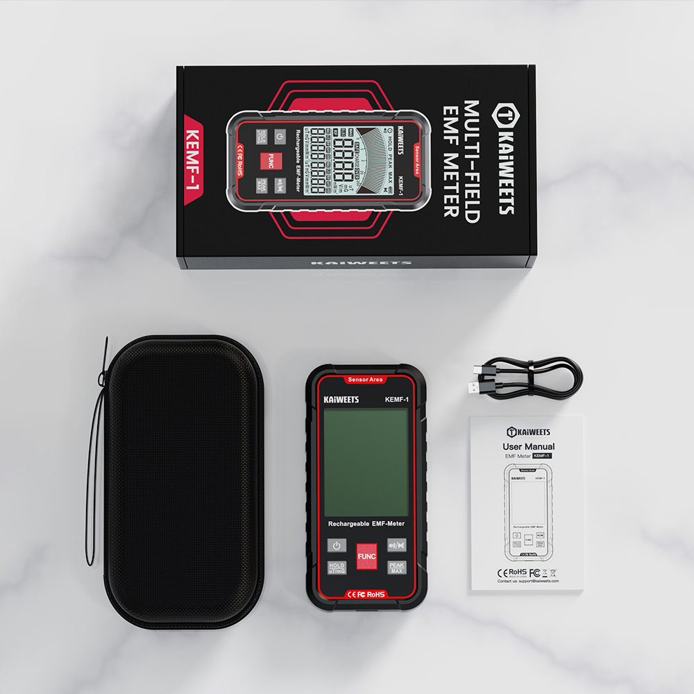 KAIWEETS KEMF-1 EMF Radiation Detector | United States