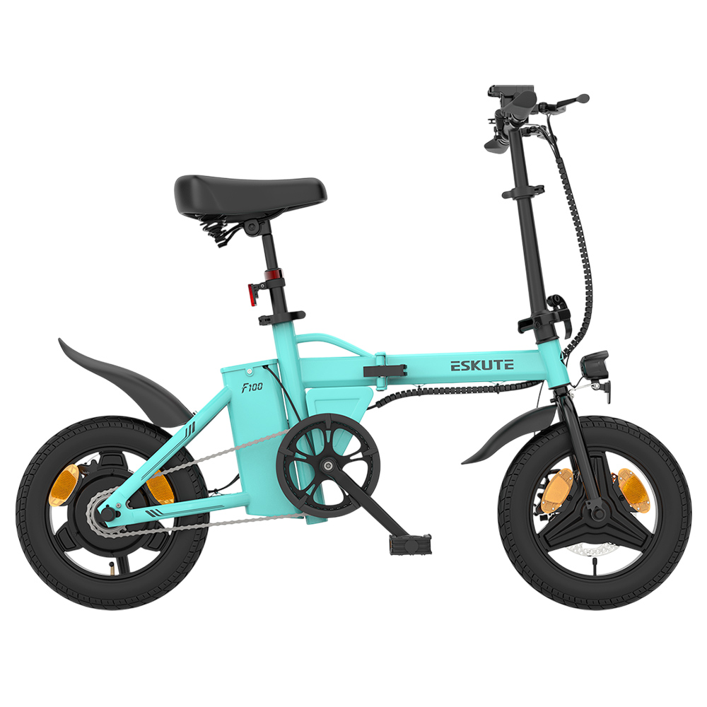 ESKUTE F100 Folding Electric Bike 250W 36V 9Ah Blue | Europe