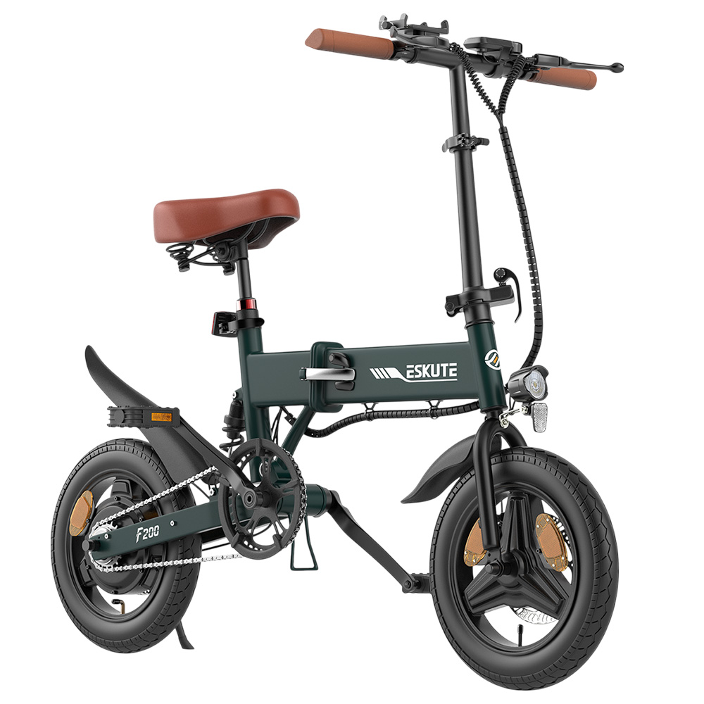 ESKUTE F200 Folding Electric Bike 250W 36V 7.8Ah Green | Europe