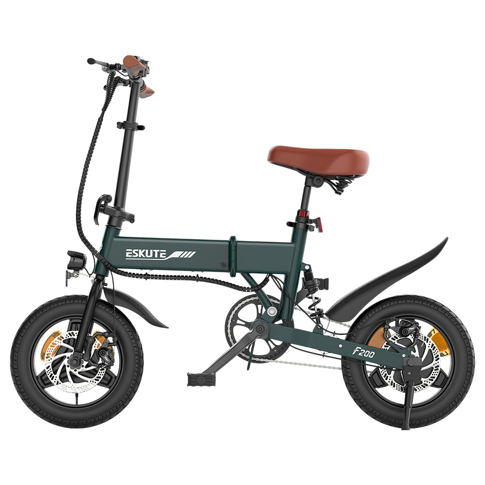 ESKUTE F200 Folding Electric Bike 250W 36V 7.8Ah Green
