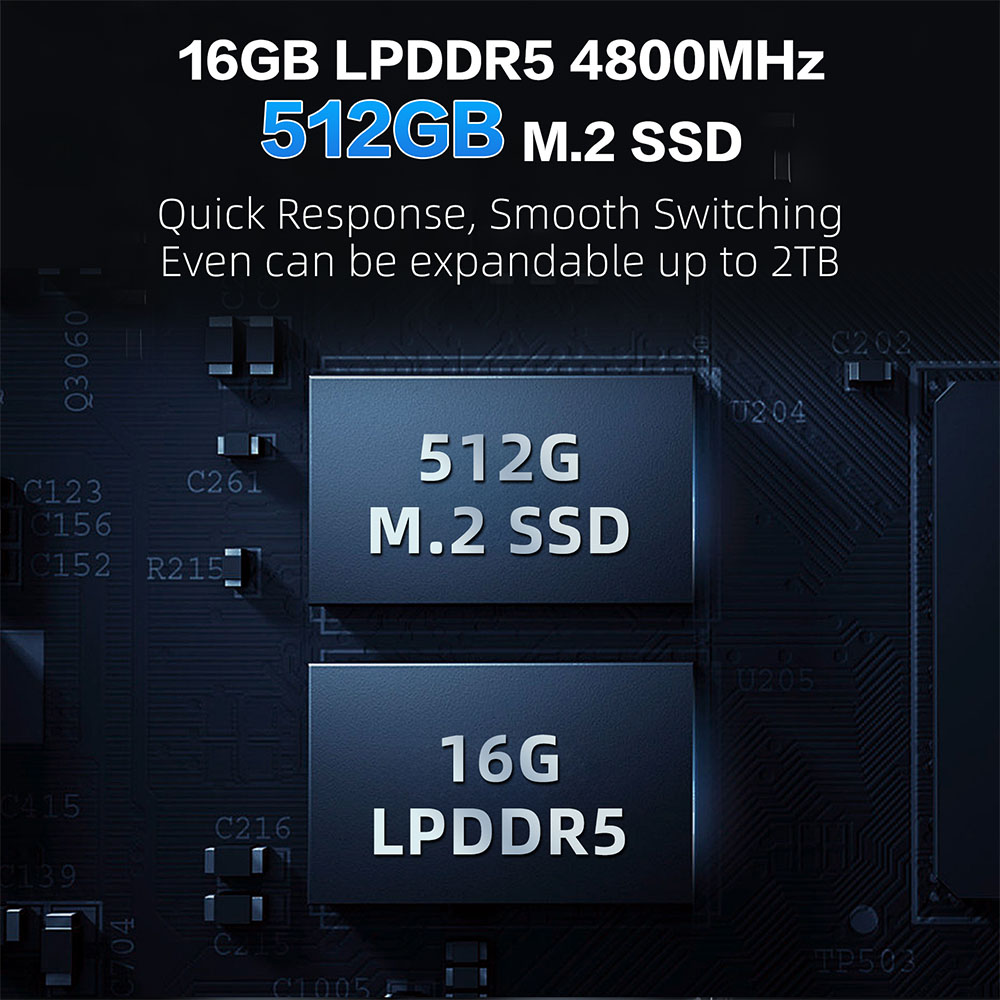 FIREBAT T8 PLUS Mini-PC Intel N100 16 GB 512 GB