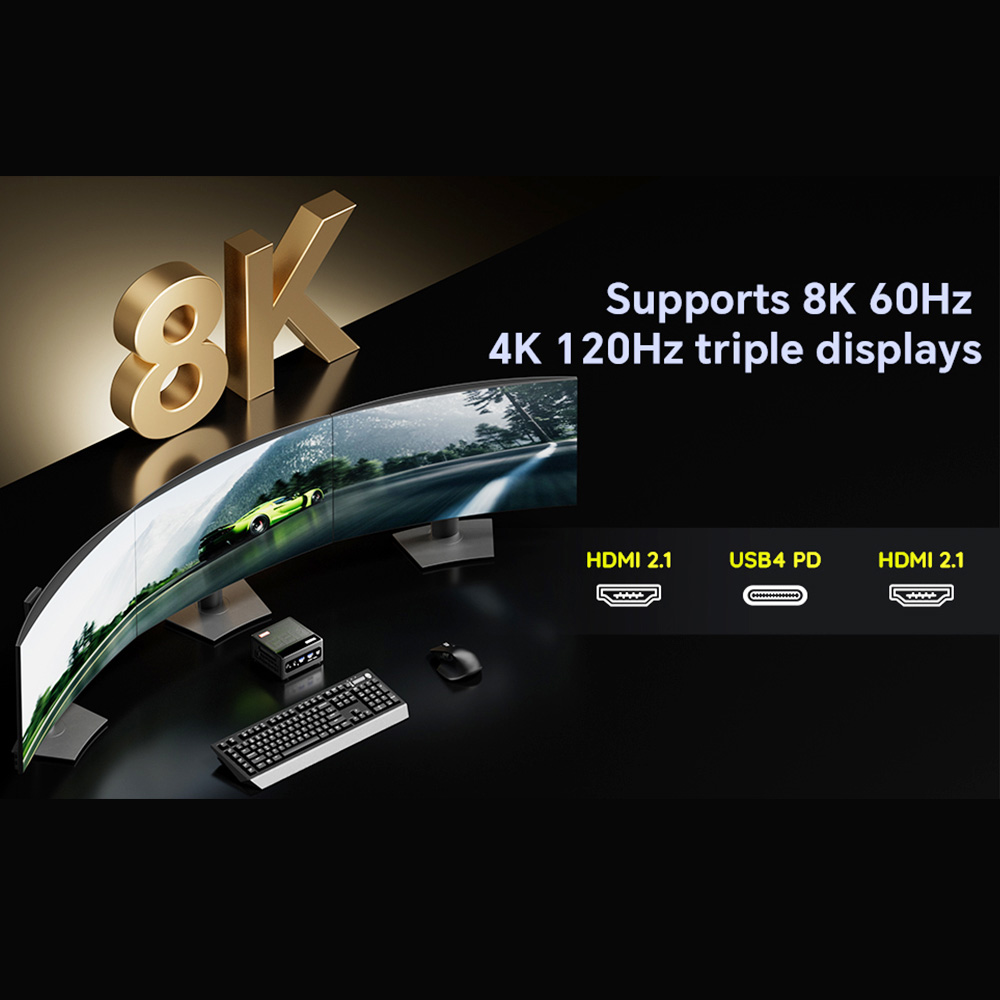 AOOSTAR GEM10 R7 6800H Mini PC 32+1TB