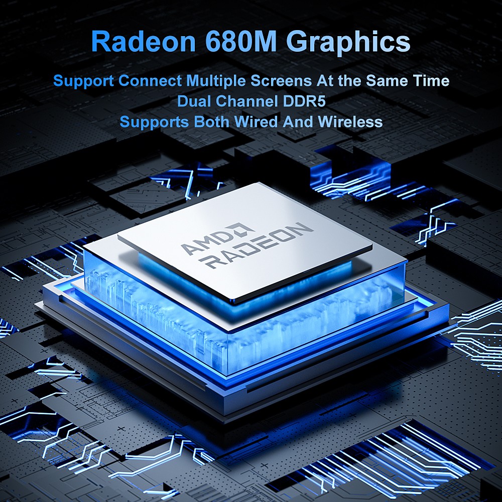 FIREBAT A6 Mini PC AMD R7 6800H 16GB 512GB