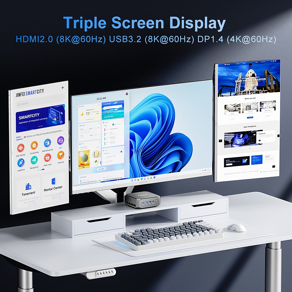 FIREBAT A6 Mini PC AMD R7 6800H 16GB 512GB