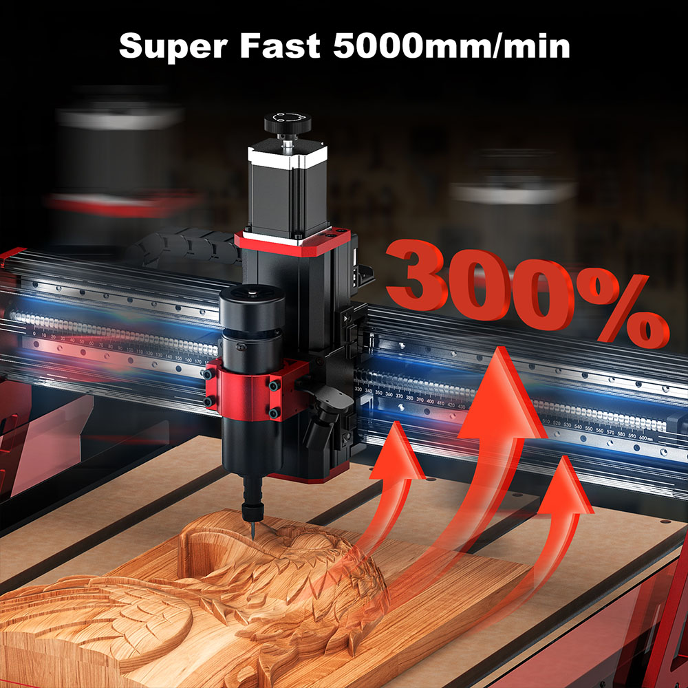 TWO TREES TTC6050 CNC Milling Machine – 600×500×100mm Workspace & 500W ...