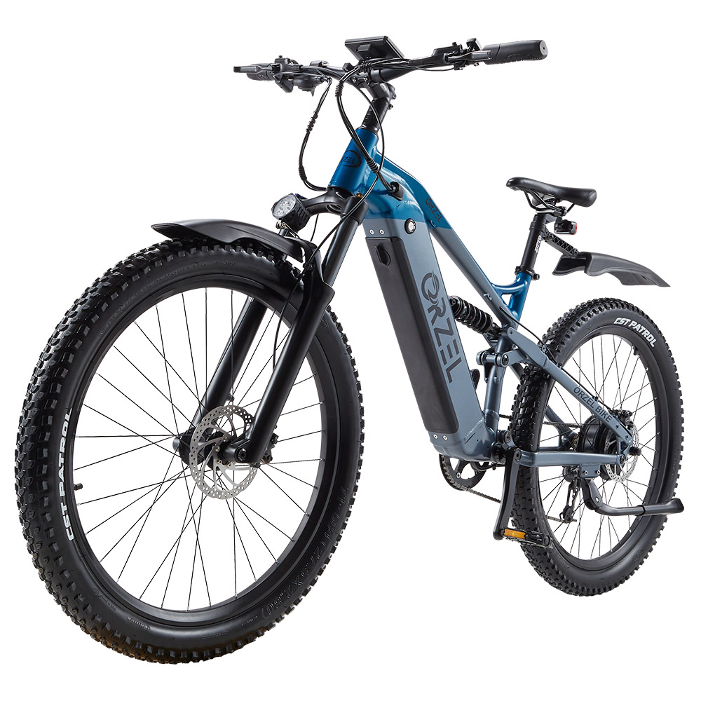 ORZELEBIKE M49 Electric Bike 500W 48V 20AH Blue
