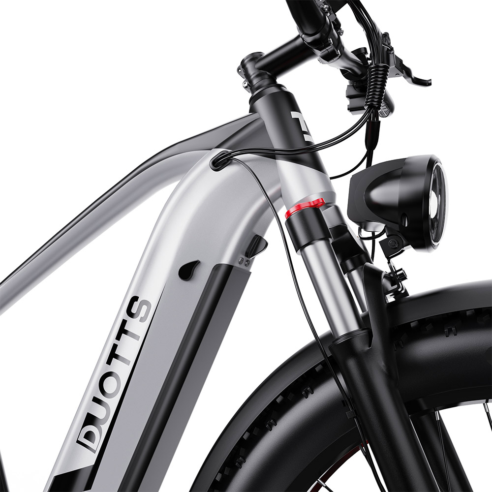 DUOTTS F26 Electric Bike 26 Inch 55Km/h 20Ah 750W*2 Dual Motors Silver
