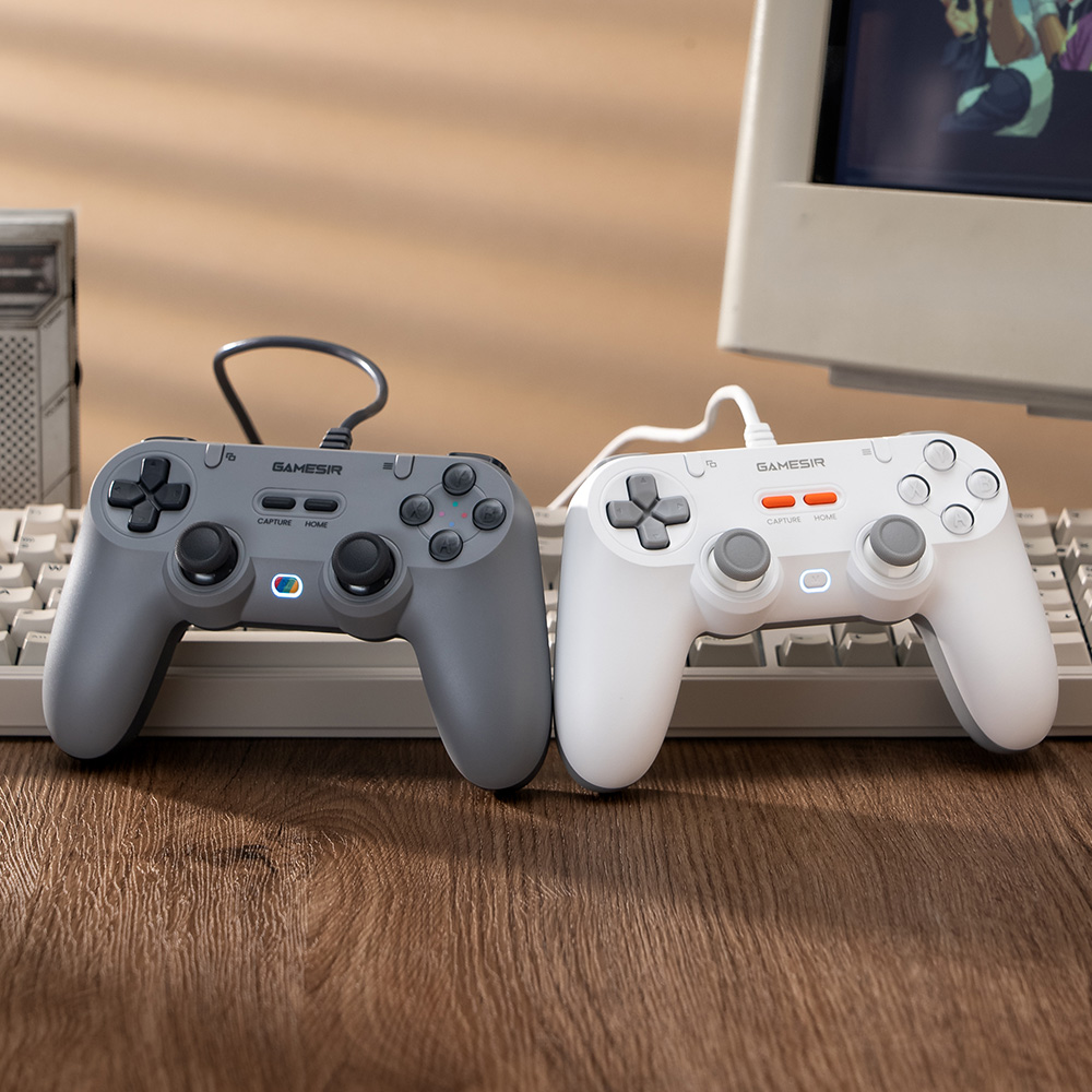 GameSir Tegenaria Lite Wired Game Controller – Retro Gray | Precision ...