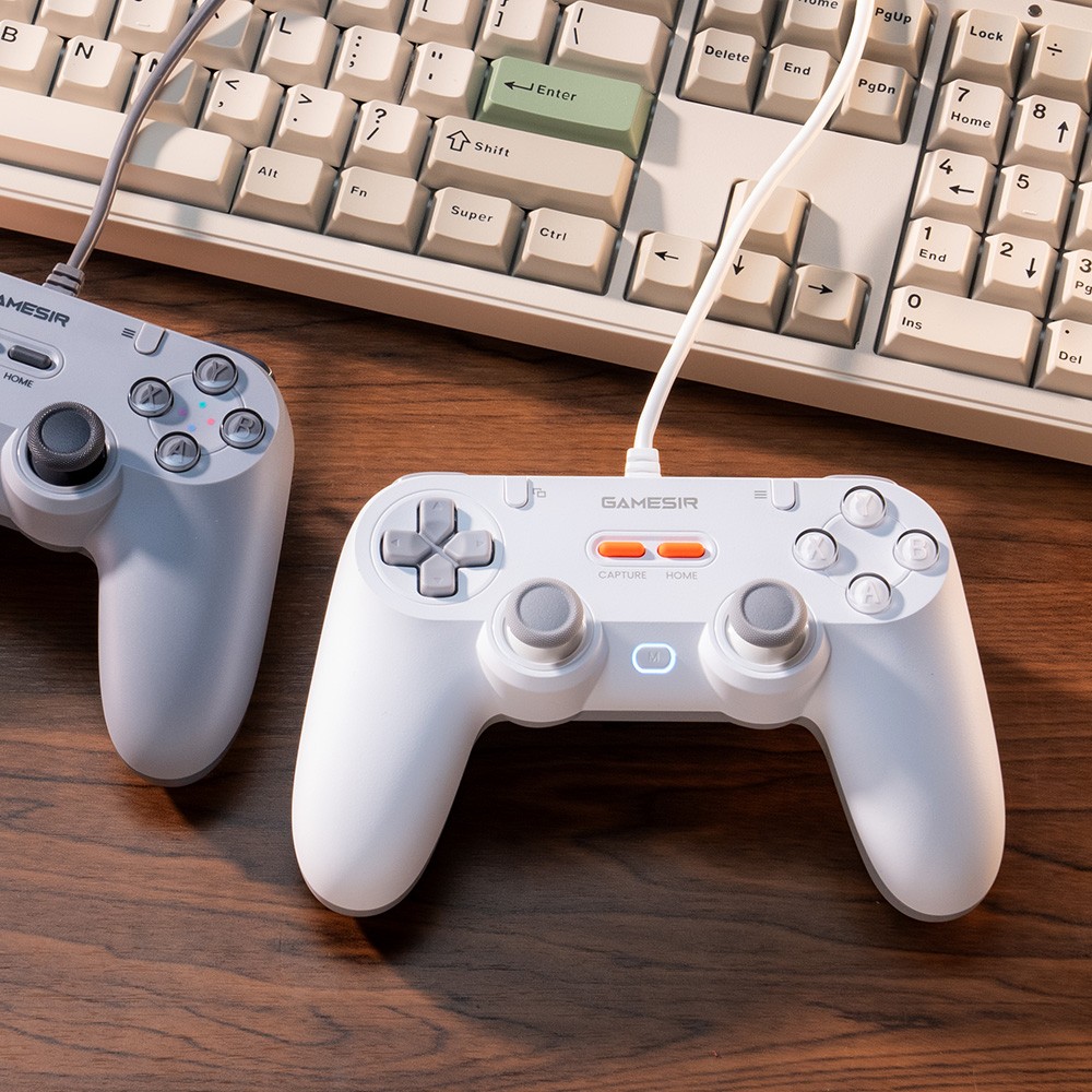 GameSir T3 Lite Wired Symmetric Game Controller – Serene White ...