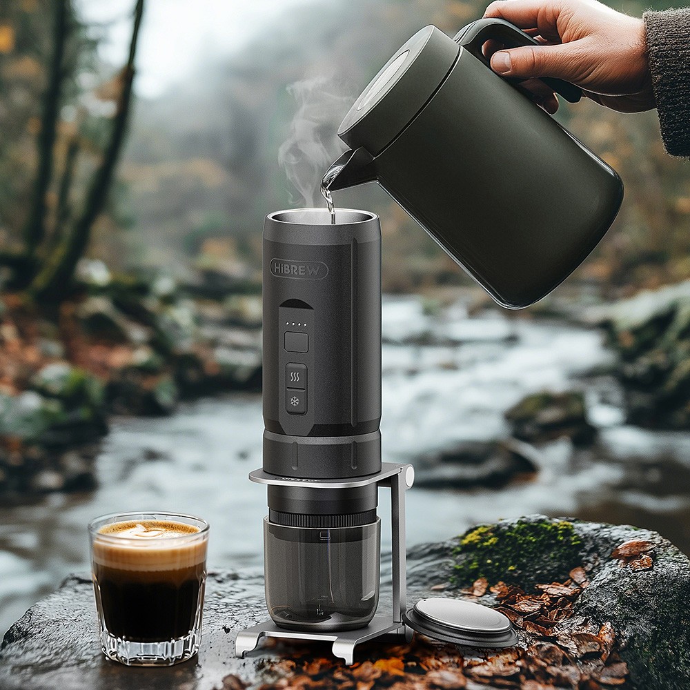 HiBREW H4C Ultra Portable Handheld Espresso Maker Black