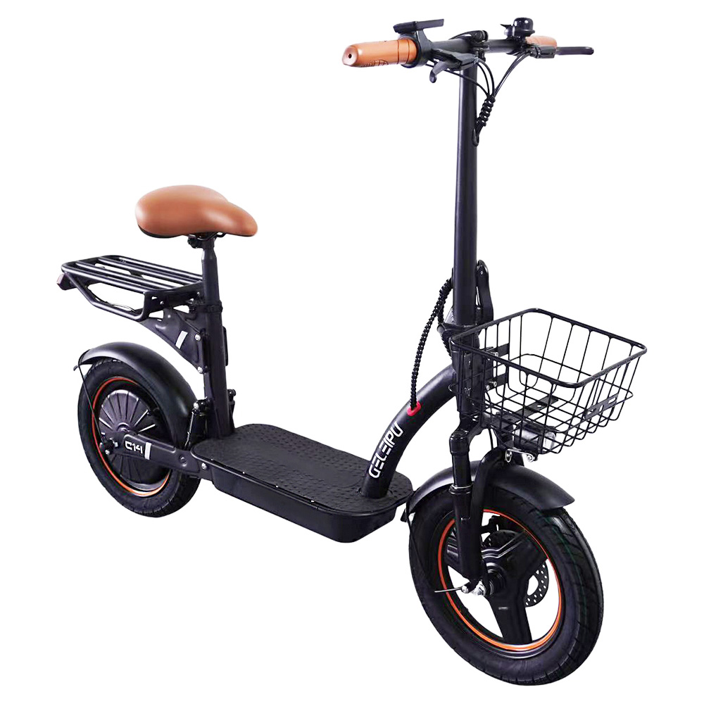 GELEIPU C14 Electric Scooter with Seat 500W 48V 17.5Ah 25km/h