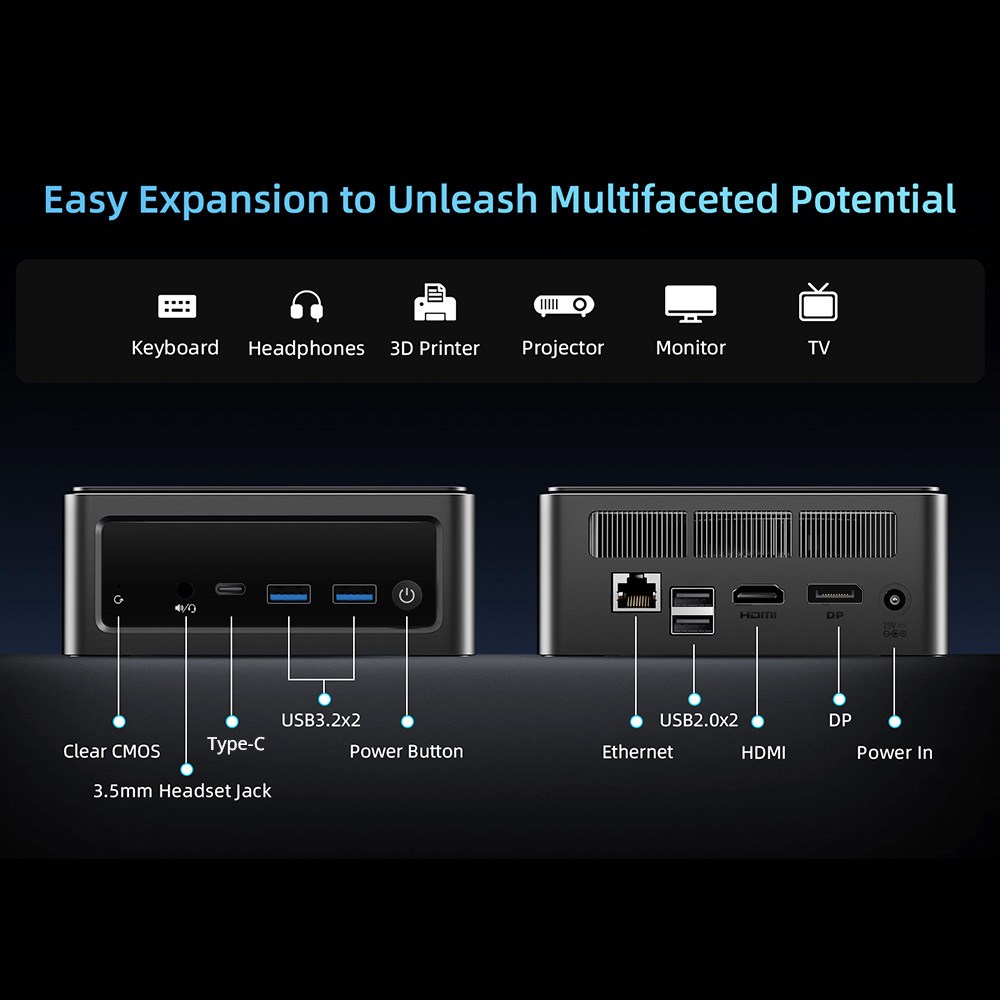 BMAX B9 Power Mini PC 24GB 1TB