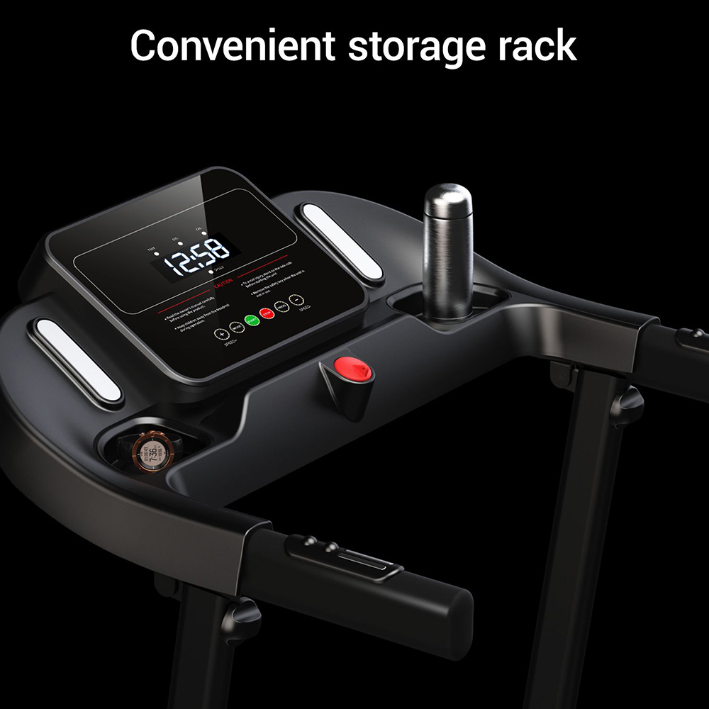 ROBORE P9 Folding Treadmill, 3.0HP Motor, 14KM/H, Heart Rate Sensor ...