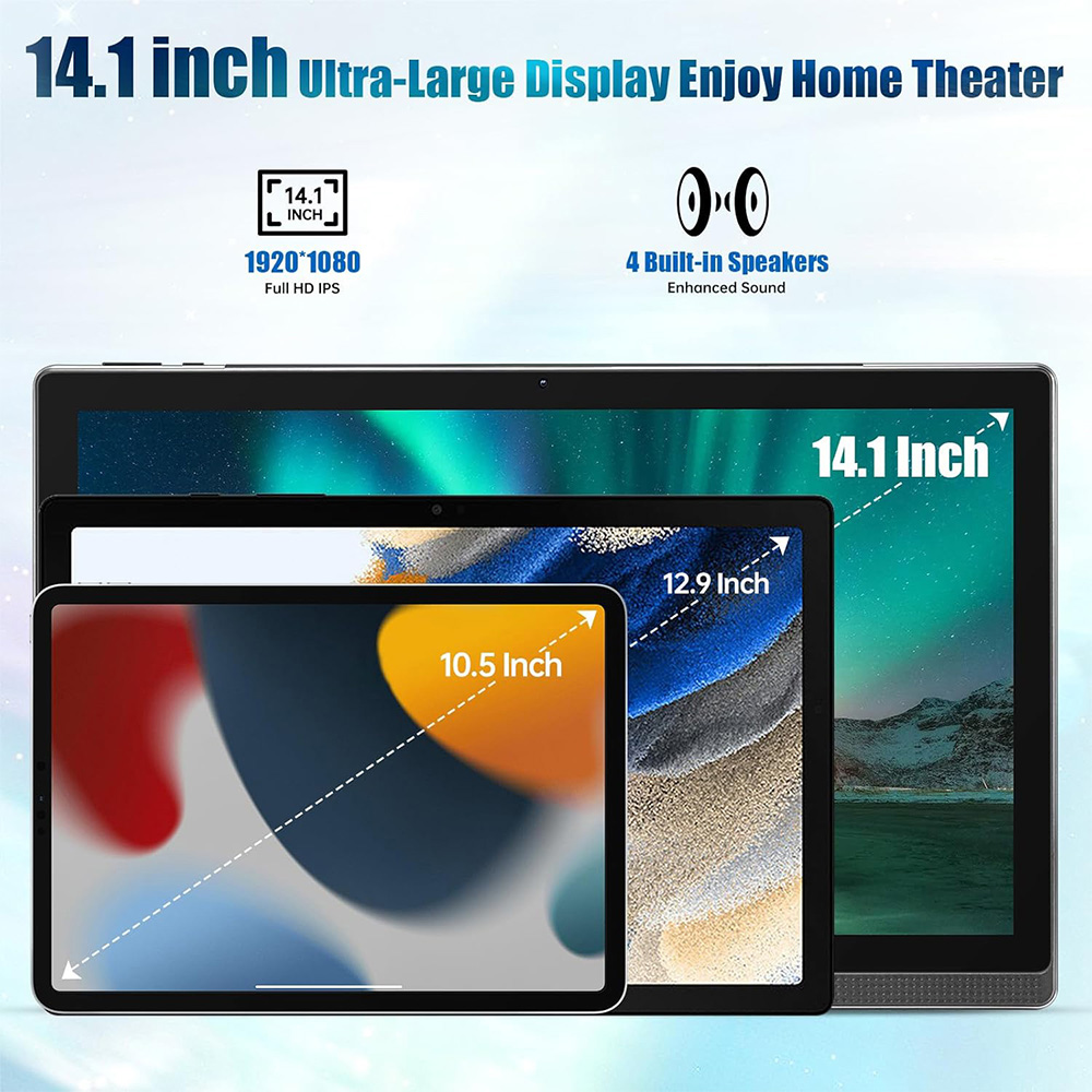 MESWAO B1 14.1 inch Tablet 6GB 128GB EU Plug Grey | Europe