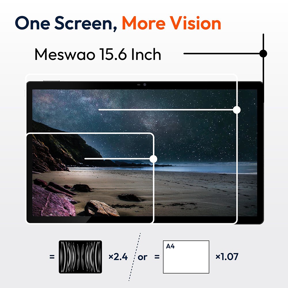 MESWAO B3 Pro 15.6 inch Tablet 8GB 256GB US Plug Black | United States