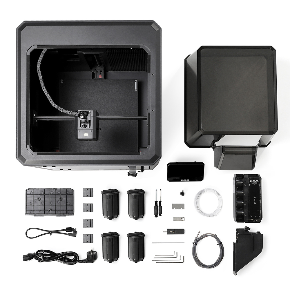 ELEGOO Centauri Carbon 2 (CC2) – Best 3D Printer with CoreXY, Four ...