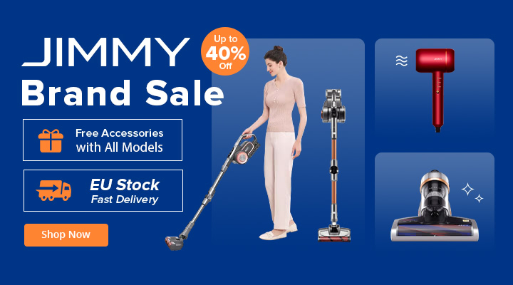 JIMMY Brand Sale, Up to 40% Off, Free Accessories with All Models. - Geekbuying.com