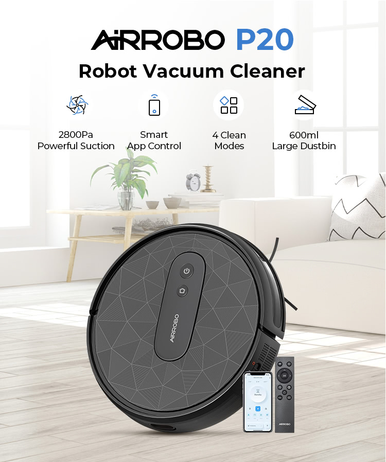 AIRROBO P20 Robot Vacuum Cleaner - Geekbuying.com