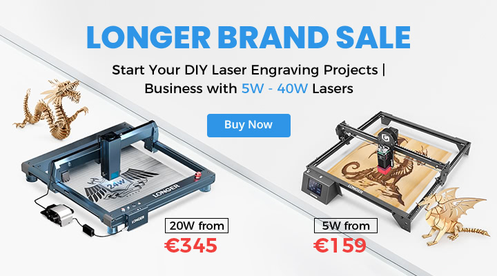 Longer Laser Engraver Sale, 5W - 40W Lasers from $159，US Local Delivery ...