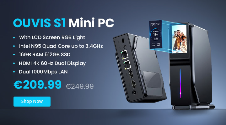 OUVIS S1 Mini PC 2024 Sale - Geekbuying.com