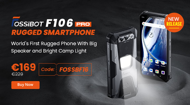 Fossibot F106 Pro Rugged Smartphone - Geekbuying.com