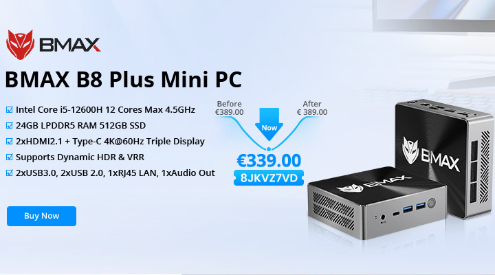 BMAX B8 Plus Mini PC Sale - Geekbuying.com