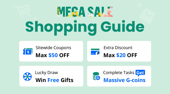 Geekbuying March Mega Sale Shopping Guide 2025! Up to $50 OFF, Free ...